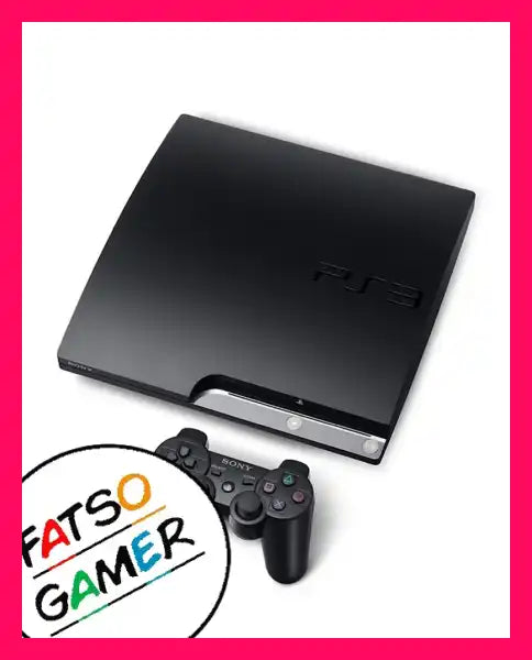 Playstation 3 Slim 300GB Console PS3 with Controller and Power Cable FatsoGamer
