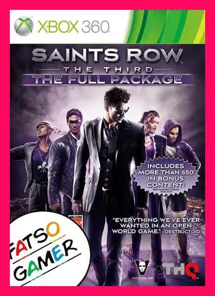 Saints Row The Third The Full Package Xbox 360 – FatsoGamer